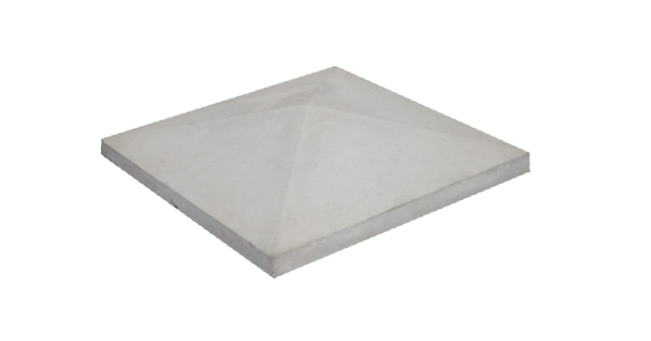 Concrete Pyramid Cap 425mm - Natural