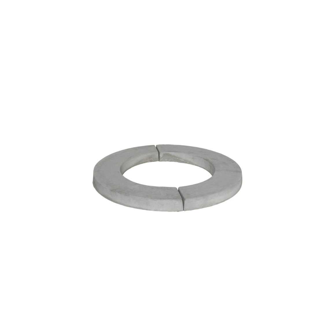 Concrete Tree Ring Half 350mm - Natural