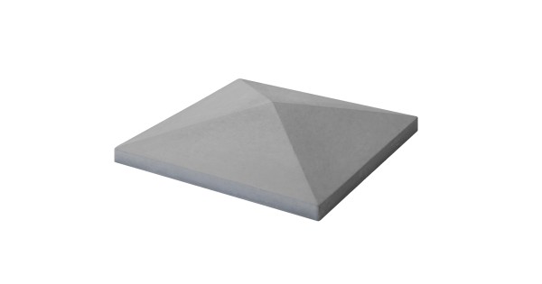 Concrete Pyramid Cap 670mm - Coloured
