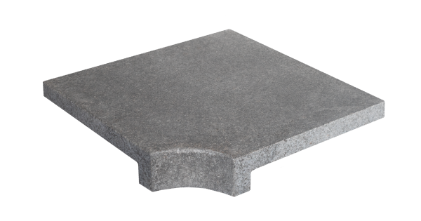 granite, dropface, internal, corner, coping, paver, flamed, 480, 480mm ...