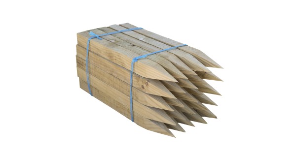 Timber Pegs 50 x 50 x 600mm - 25 Pack