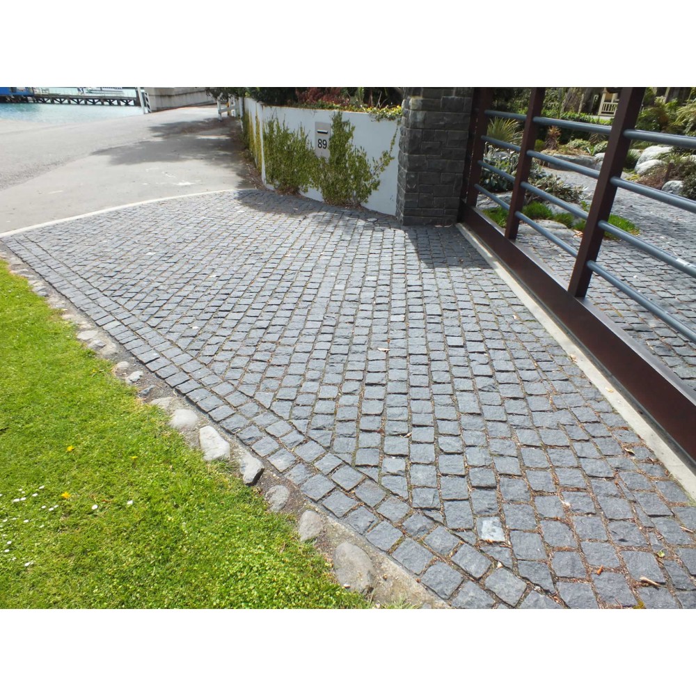 granite, sett, 100, 40/50mm, black, setts, cobbles